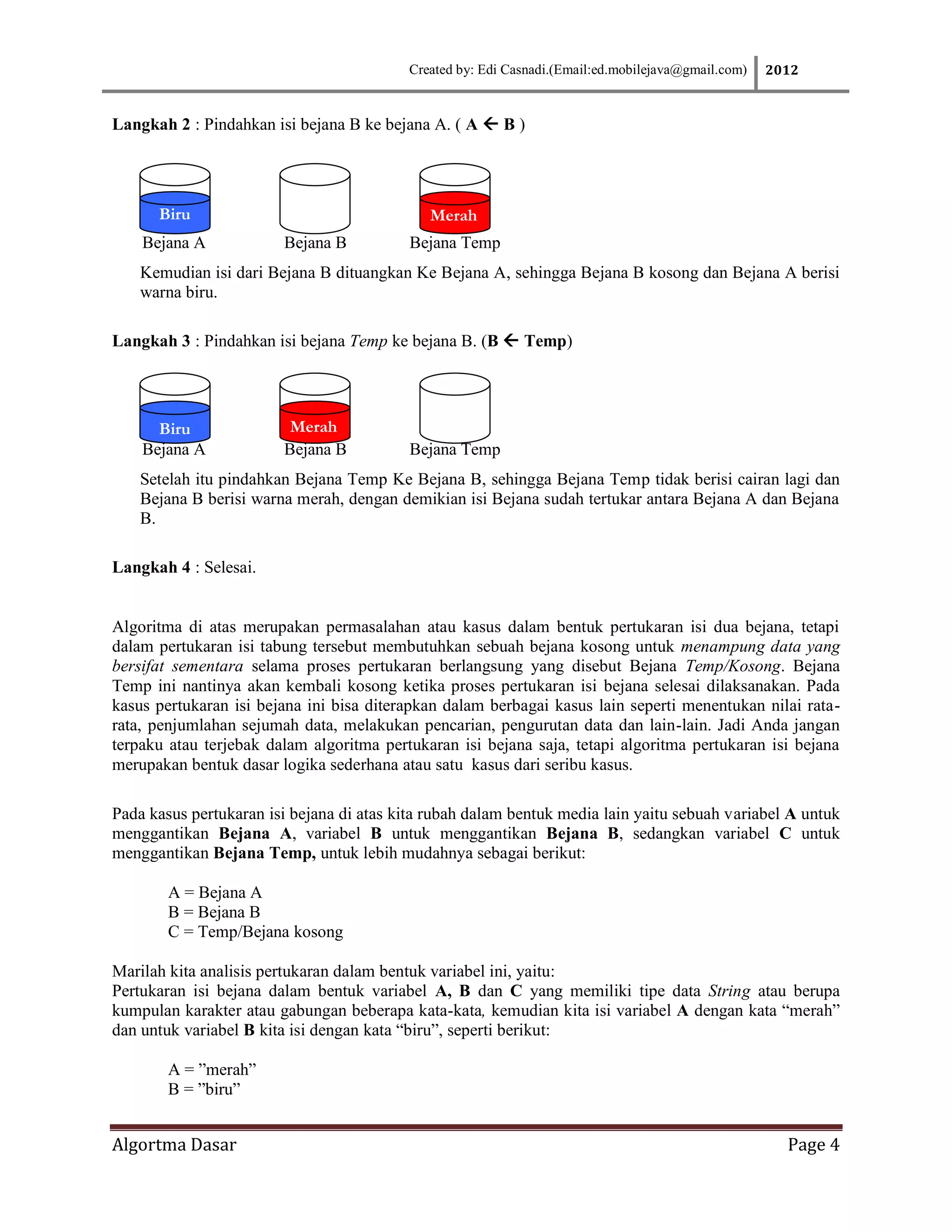 Dasar Algoritma ECasnadi | PDF