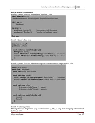 Dasar Algoritma ECasnadi | PDF