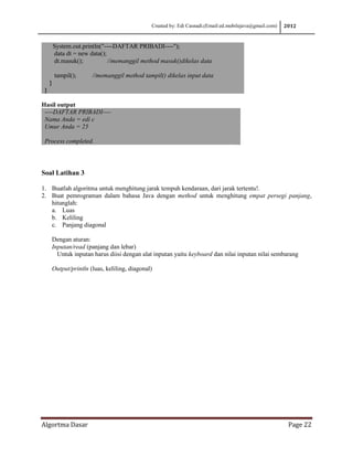 Dasar Algoritma ECasnadi | PDF
