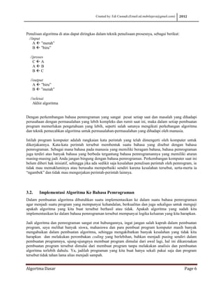 Dasar Algoritma ECasnadi | PDF