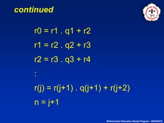 Algoritma euclid | PPT