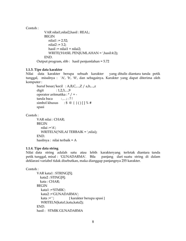 Modul Pascal Mengenal Flowchart | PDF