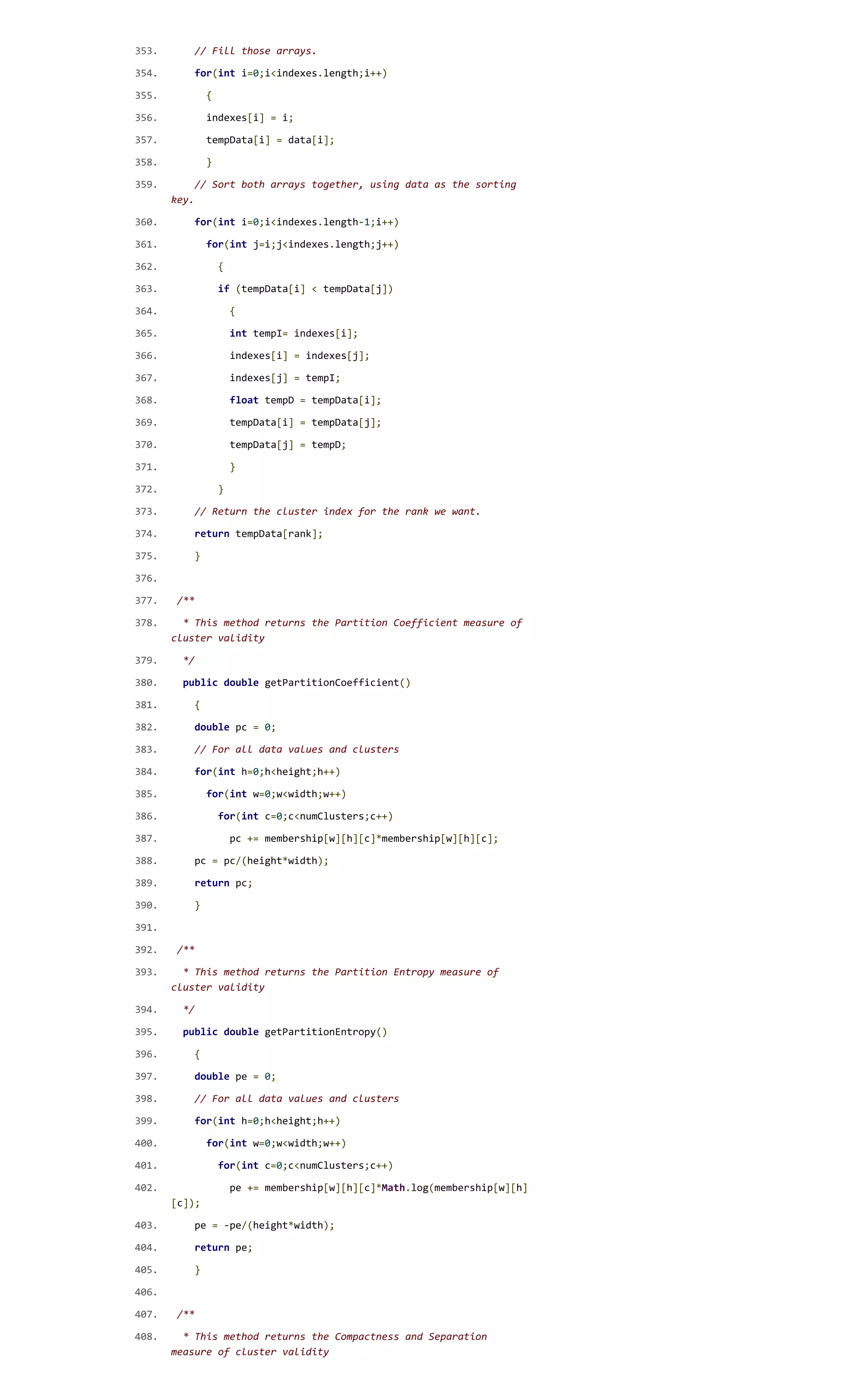 Algoritma Fuzzy C Means Fcm Java C Contoh Program Pdf