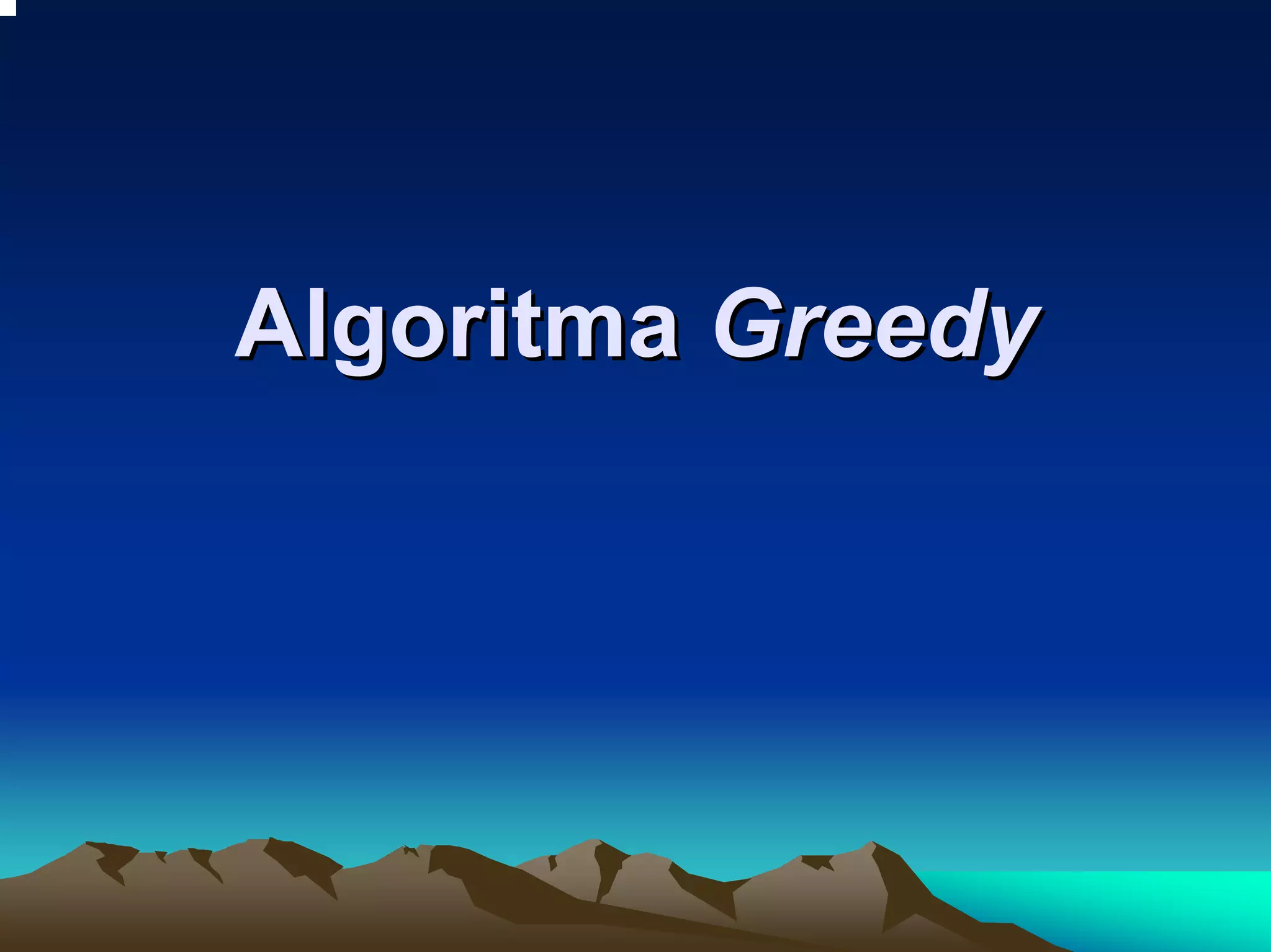 Algoritma greedy | PDF