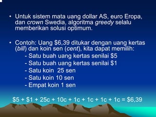 Algoritma greedy | PDF