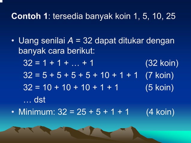 Algoritma greedy | PPT