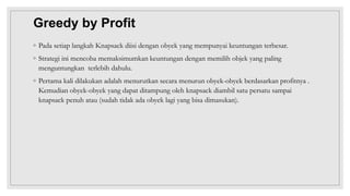 MATERI INFORMATIKA KELAS XI ALGORITMA GREEDY-Knapsack.pptx