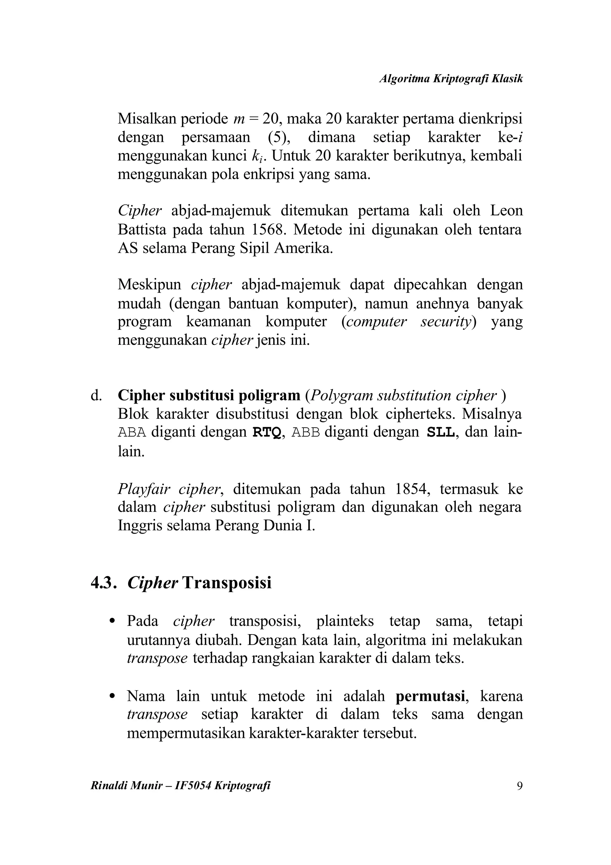 Algoritma Klasik | PDF