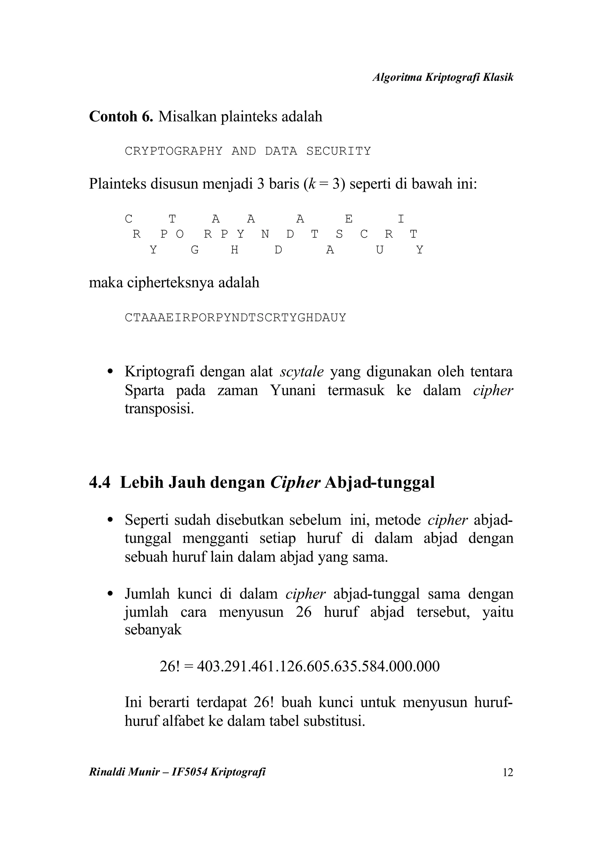 Algoritma Klasik | PDF