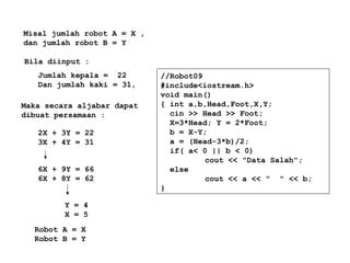 Algoritma matematika | PPT