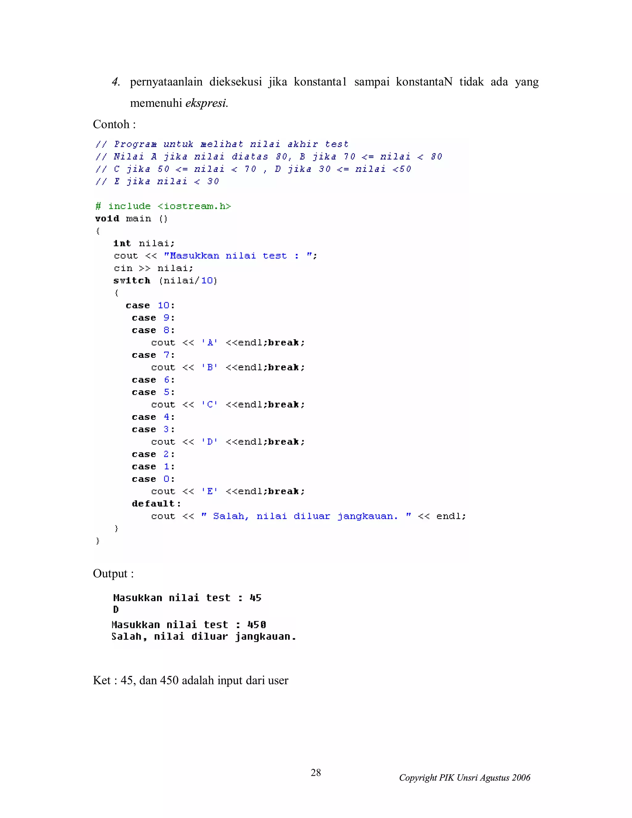 Modul Praktikum Algoritma dan Pemrograman | PDF