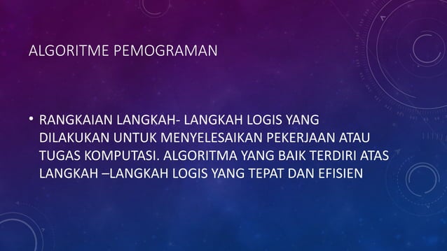 Algoritma pemograman Algoritma pemograman | PPTX