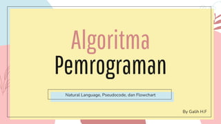 Algoritma Pemrograman nlp pseudocode dan flowchart | PPT