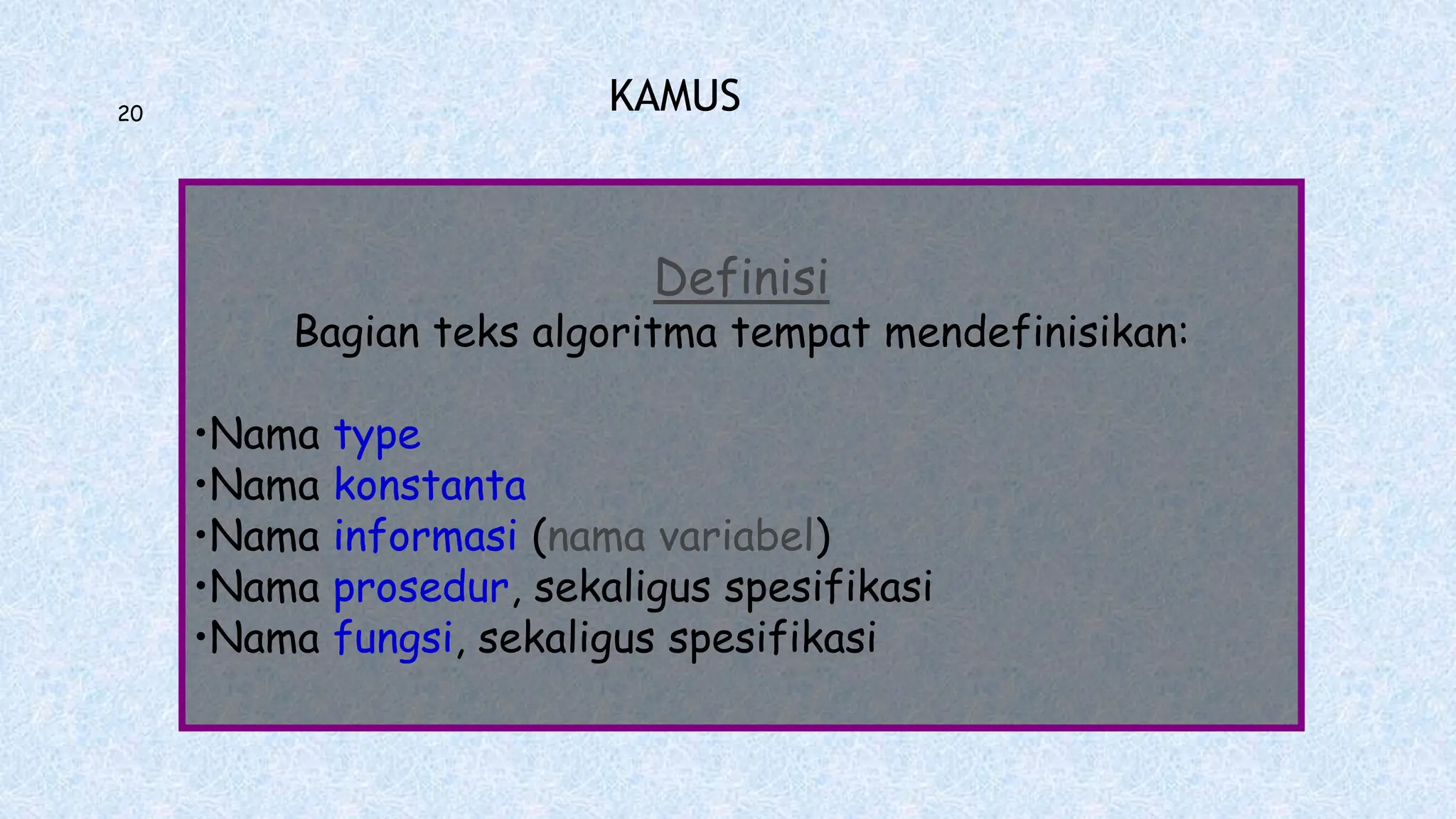 Algoritma Pemrograman Pengantar Dan Pengertian Penrtian Dasar Ppt