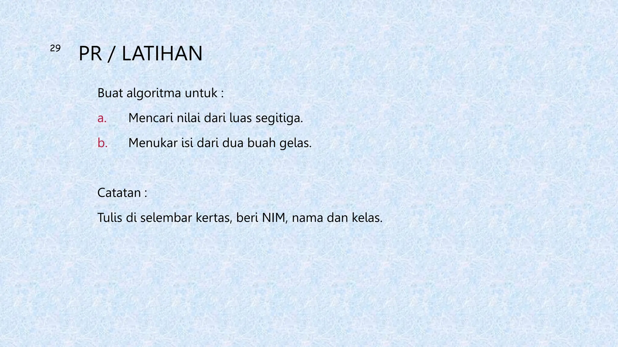 Algoritma Pemrograman Pengantar Dan Pengertian Penrtian Dasar Ppt