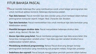 Algoritma Pemrograman Pengantar dan Pengertian Penrtian Dasar | PPT