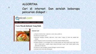 Algoritma Pemrograman Pengantar dan Pengertian Penrtian Dasar | PPT