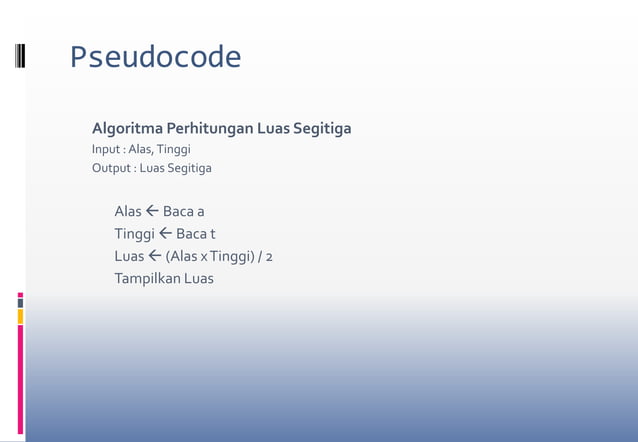 Algoritma & Pemrograman | PPTX