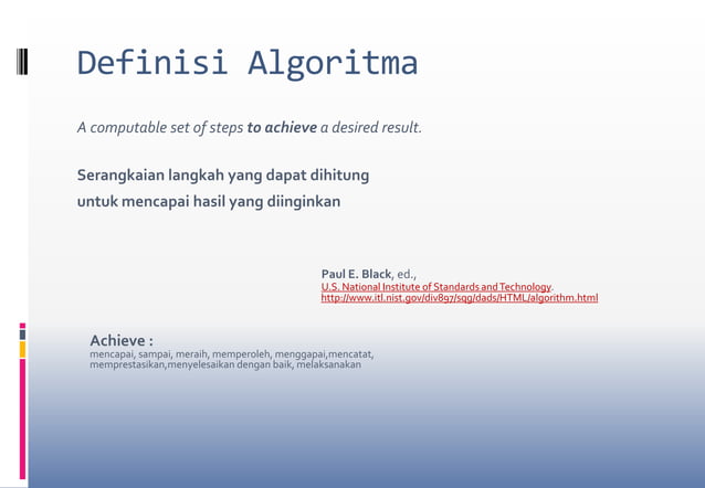 Algoritma & Pemrograman | PPTX