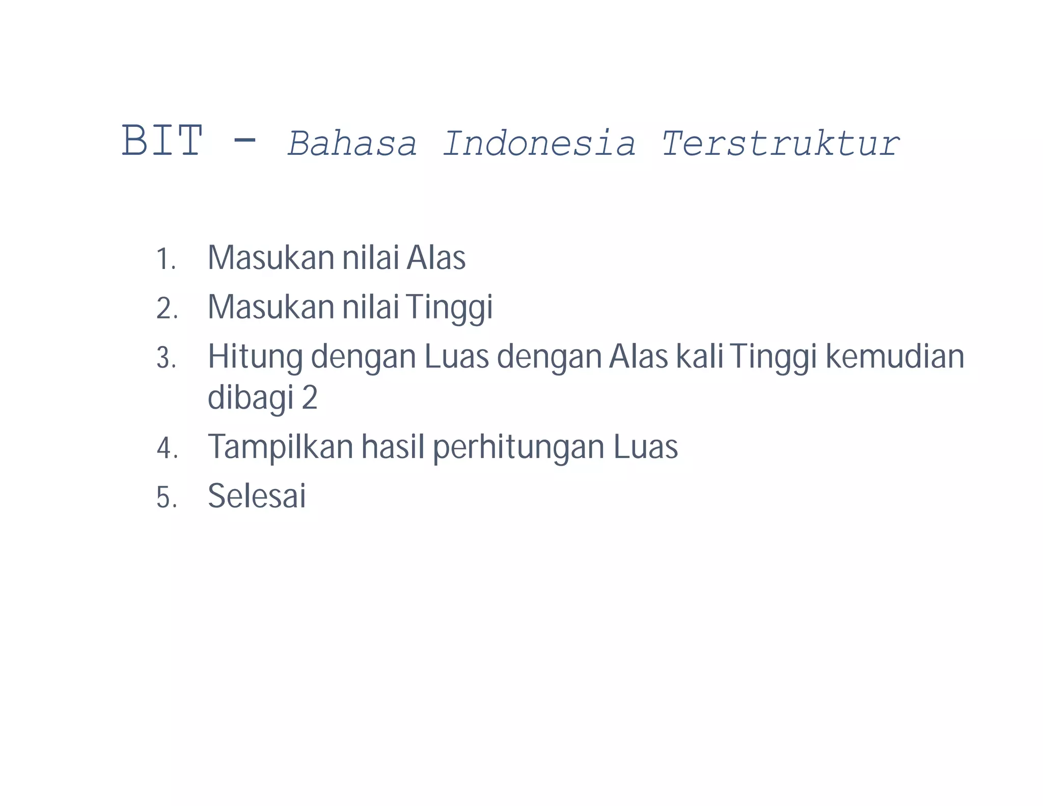 Algoritma & Pemrograman - Pendahuluan | PDF