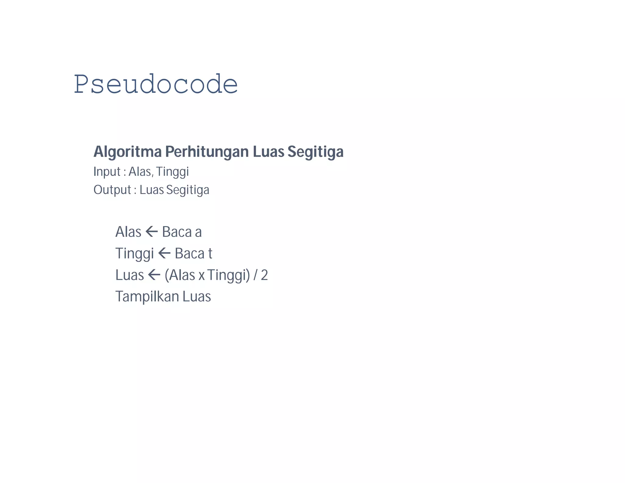 Algoritma & Pemrograman - Pendahuluan | PDF