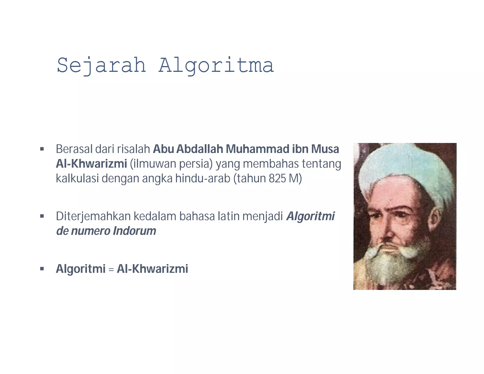 Algoritma & Pemrograman - Pendahuluan | PDF