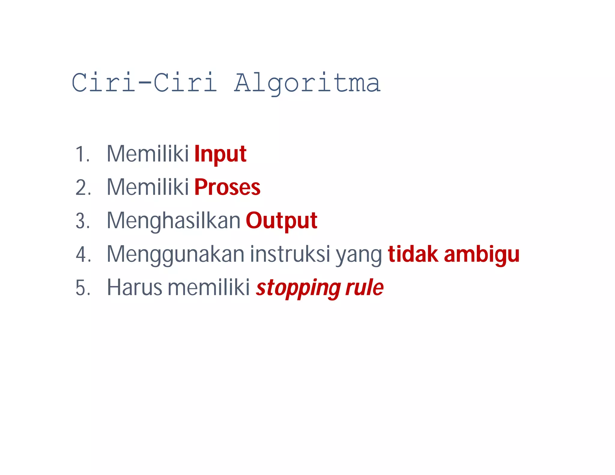 Algoritma & Pemrograman - Pendahuluan | PDF