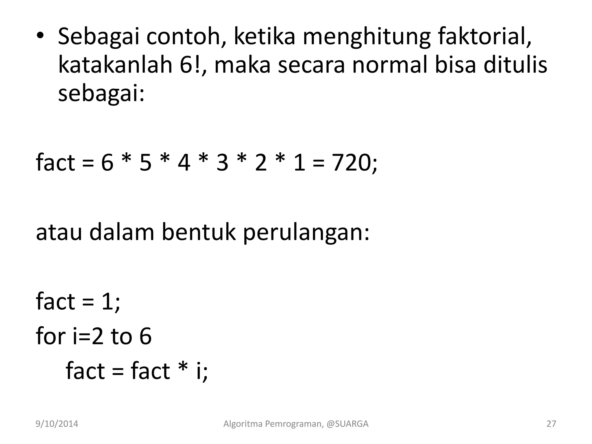 Algoritma pemrograman 14 | PPTX
