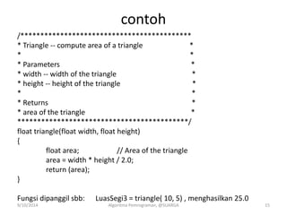Algoritma pemrograman 14 | PPTX