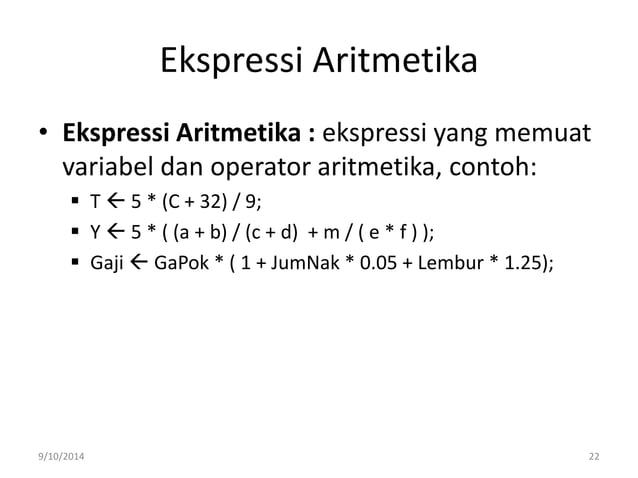 Algoritma pemrograman 4 | PPTX | Programming Languages | Computing
