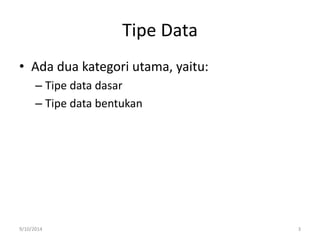 Algoritma pemrograman 4 | PPTX | Programming Languages | Computing