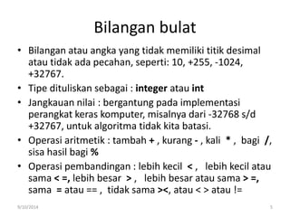 Algoritma pemrograman 4 | PPTX