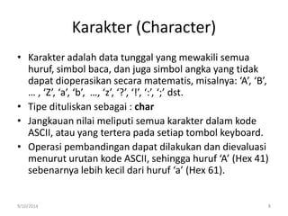 Algoritma pemrograman 4 | PPTX