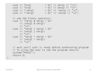 Algoritma pemrograman 5 | PPT