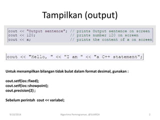 Algoritma pemrograman 6 | PPT