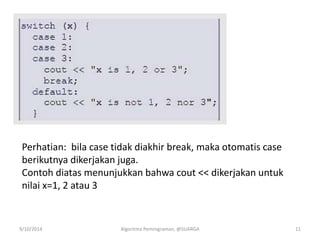 Algoritma pemrograman 8 | PPT