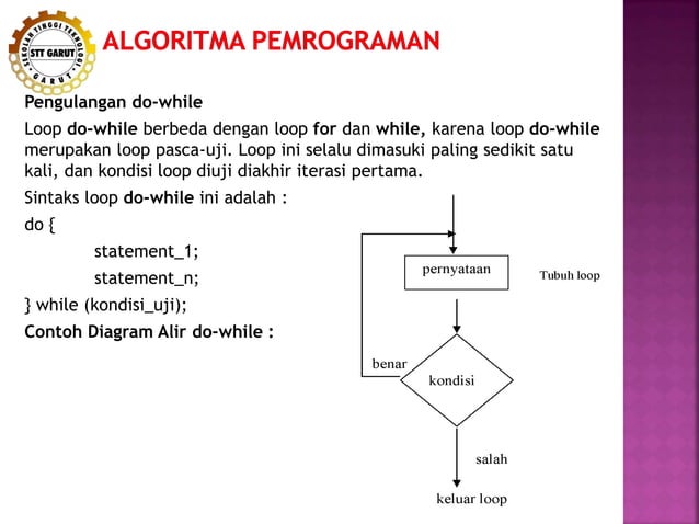 Algoritma Pemograman Looping/Pengulangan | PDF