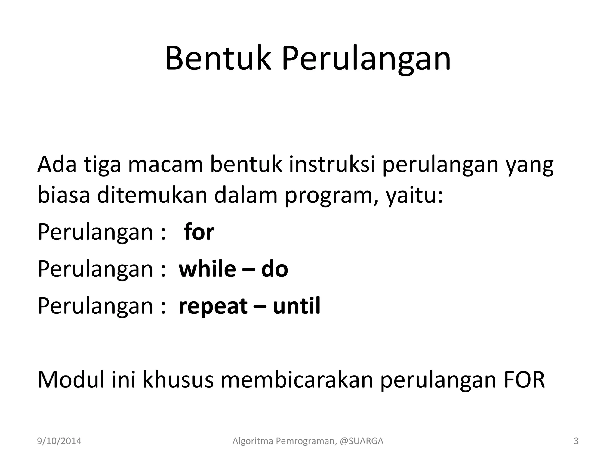 Algoritma pemrograman 9 | PPTX