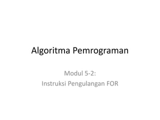 Algoritma pemrograman 9 | PPTX