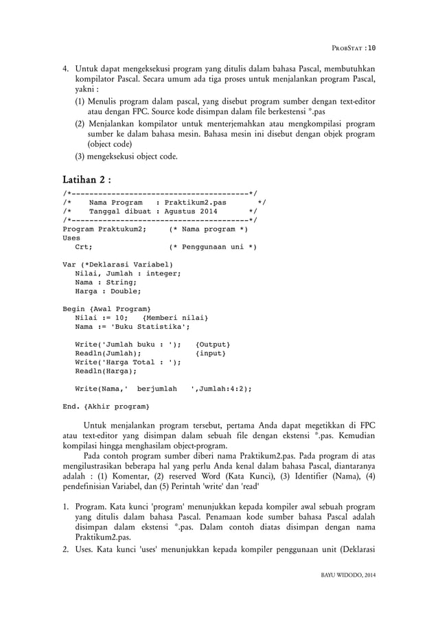 Algoritma pemrograman terstruktur | PDF