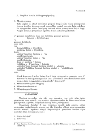 Algoritma pemrograman terstruktur | PDF