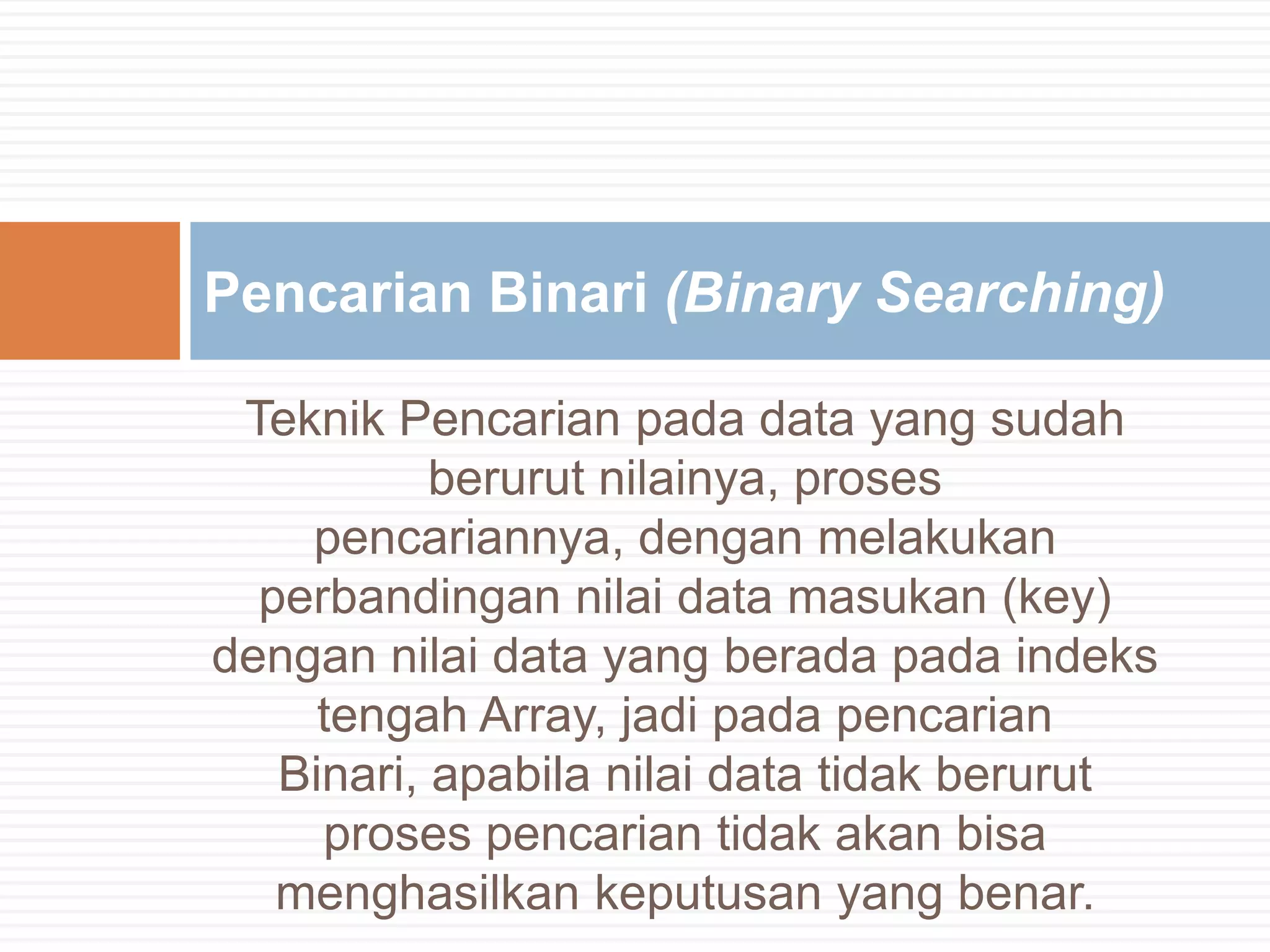 Algoritma pencarian (searching algorithm) | PPT Algoritma pencarian (searching algorithm) | PPT