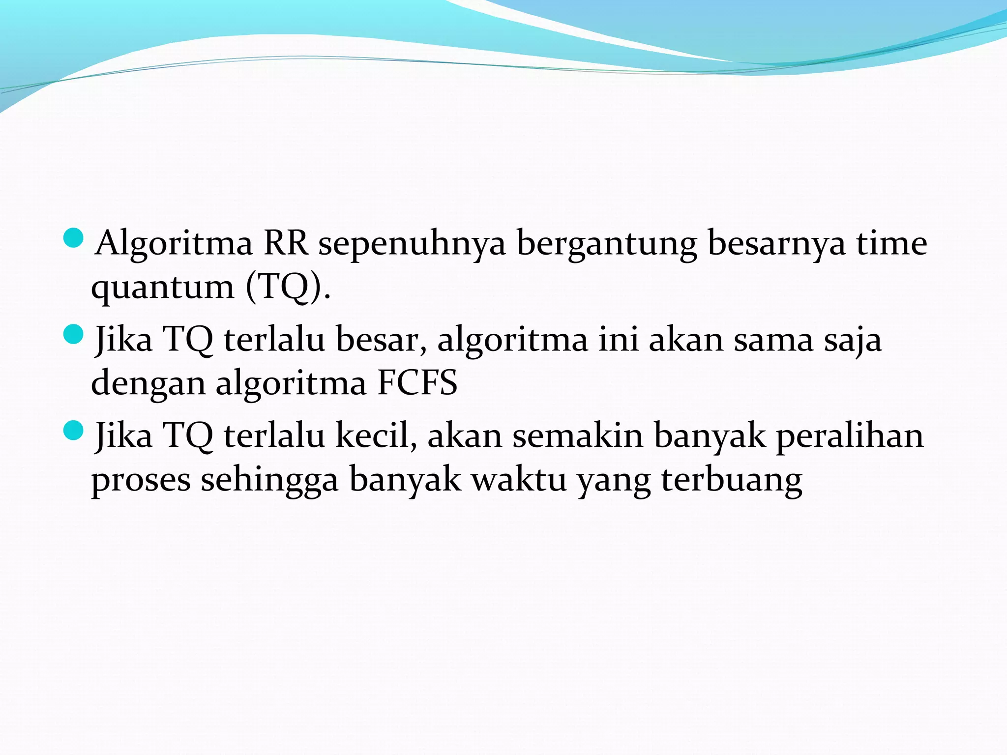 Algoritma penjadwalan proses | PPT