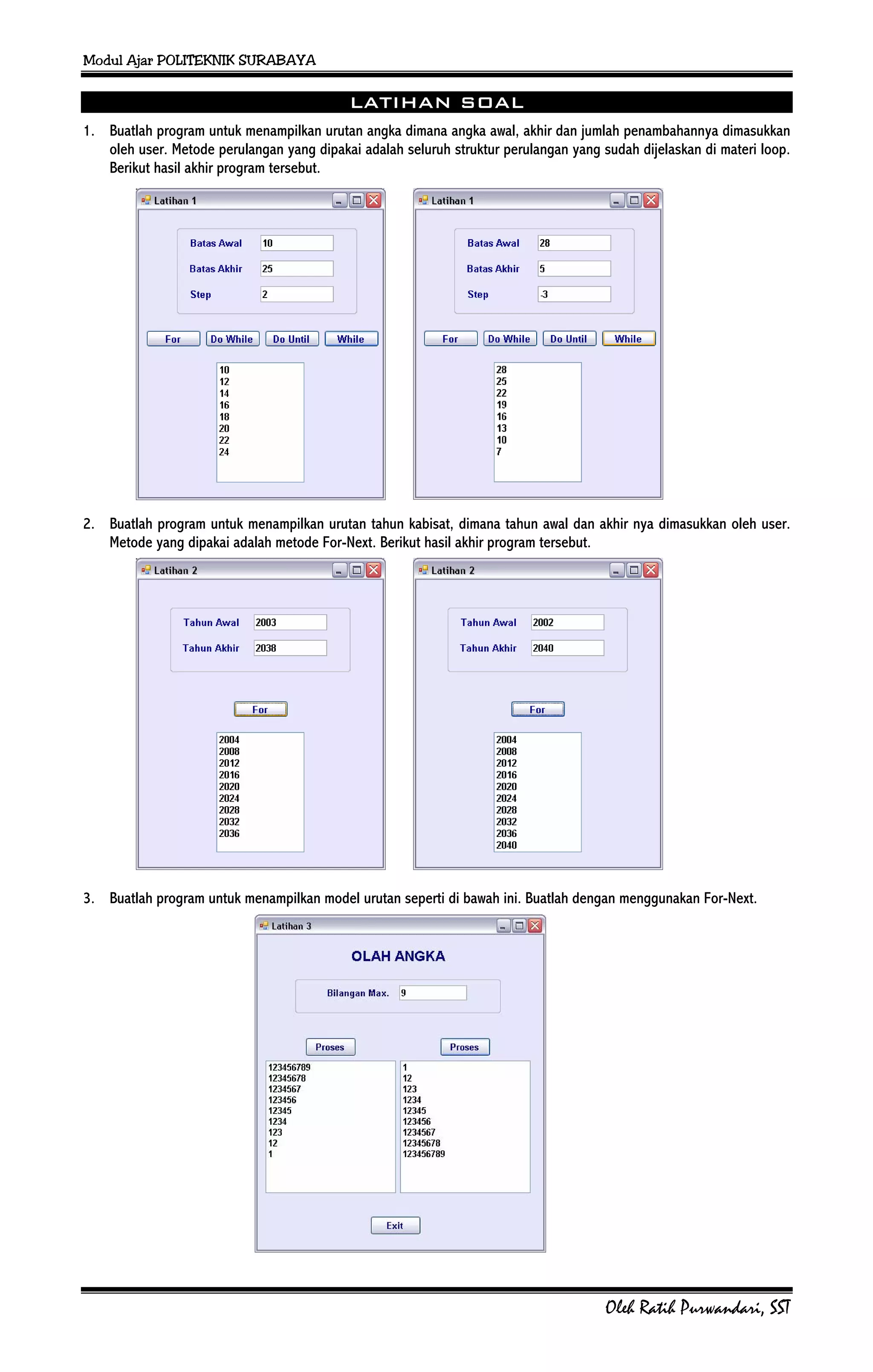 Algoritma perulangan | PDF
