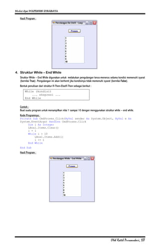 Algoritma perulangan | PDF
