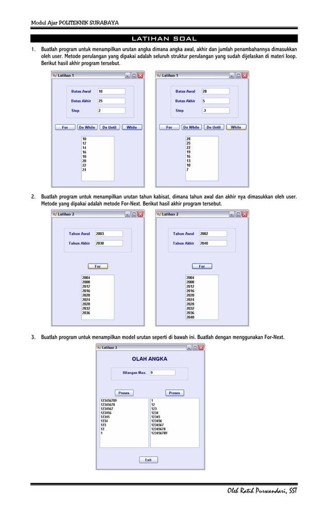 Algoritma perulangan | PDF