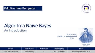 ALGORITMA PREDIKSI/KLASIFIKASI - NAIVE BAYES.pdf