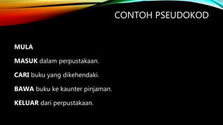 Algoritma, pseudokod dan carta alir | PPT