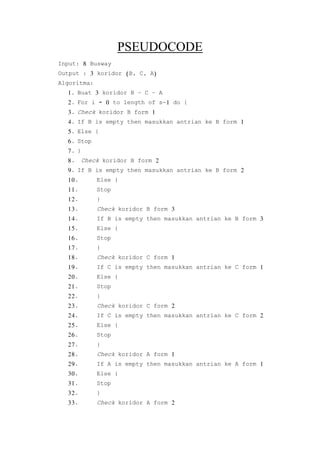 Algoritma queue | PDF