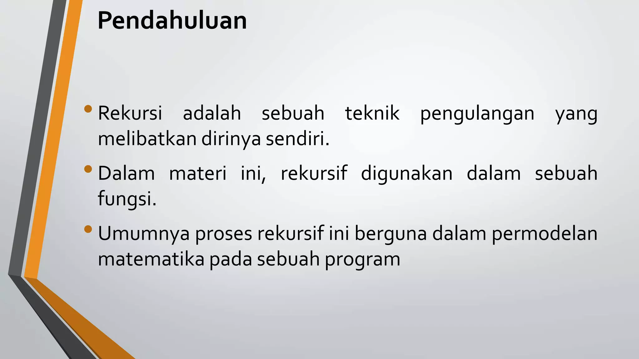 Algoritma Rekursif Pptx